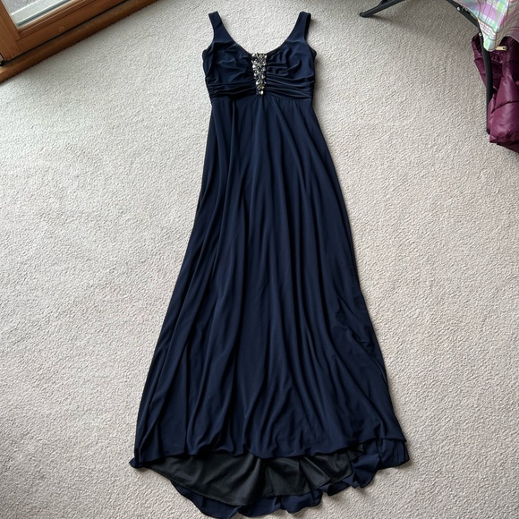 J. Hoaglund | Dresses | Women J Hoaglund Navy Blue Embellished Jeweled ...